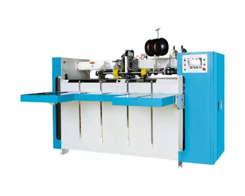 semi automatic High speed carton stitcher machine single piece type
